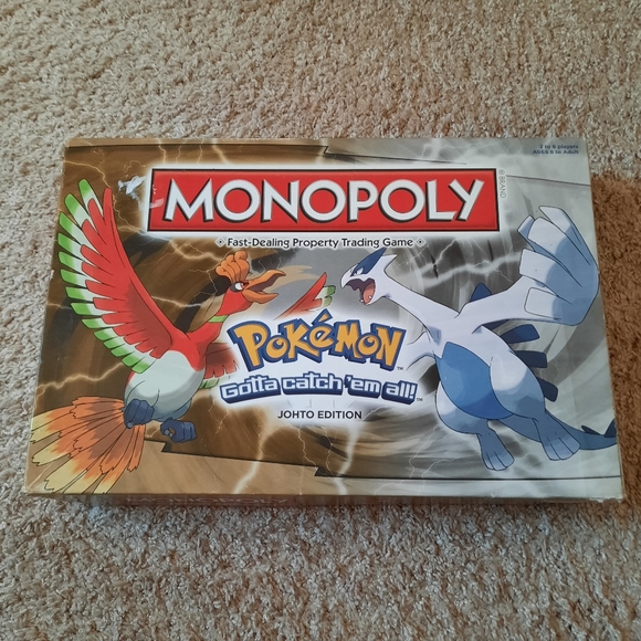Hasboro | Games | Monopoly Pokmon Gotta Catch Em All Johto Edition ...